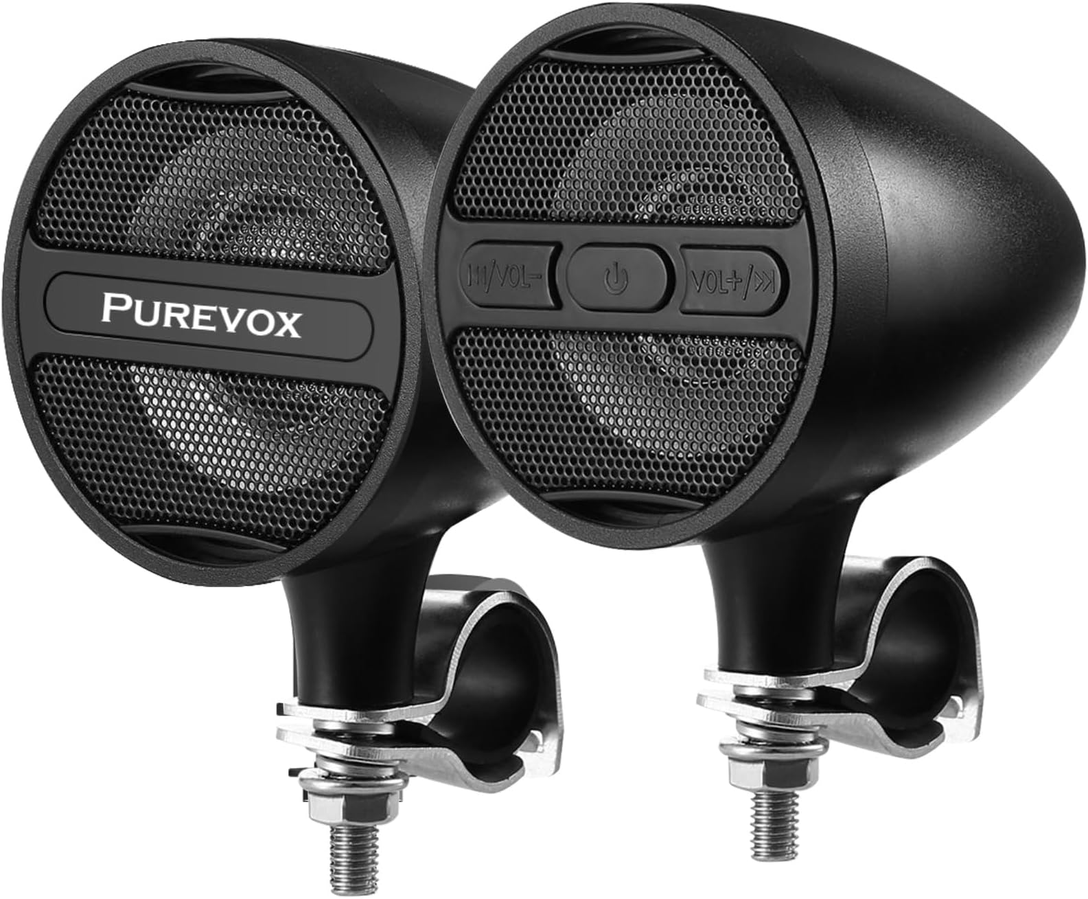 Amazon.com: purevox Motorcycle Bluetooth Speakers,Built-in Amplifier ...