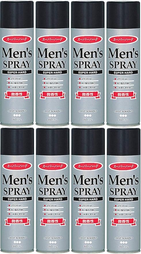 Amazon | 【まとめ買い】MANDOM(マンダム) メンズヘアスプレー スーパーハード 微香性 275g×8個 | MANDOM(マンダム) | ヘアスプレー 通販