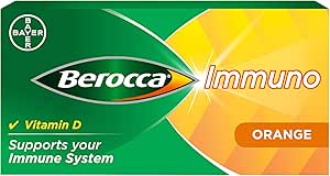 Berocca Immuno Effervescent Tablets, 11 Vitamins and Minerals ...