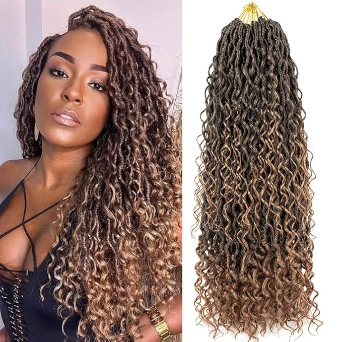 Amazon.com : Aipin Long New Goddess Locs Crochet Hair 22 Inch Boho ...