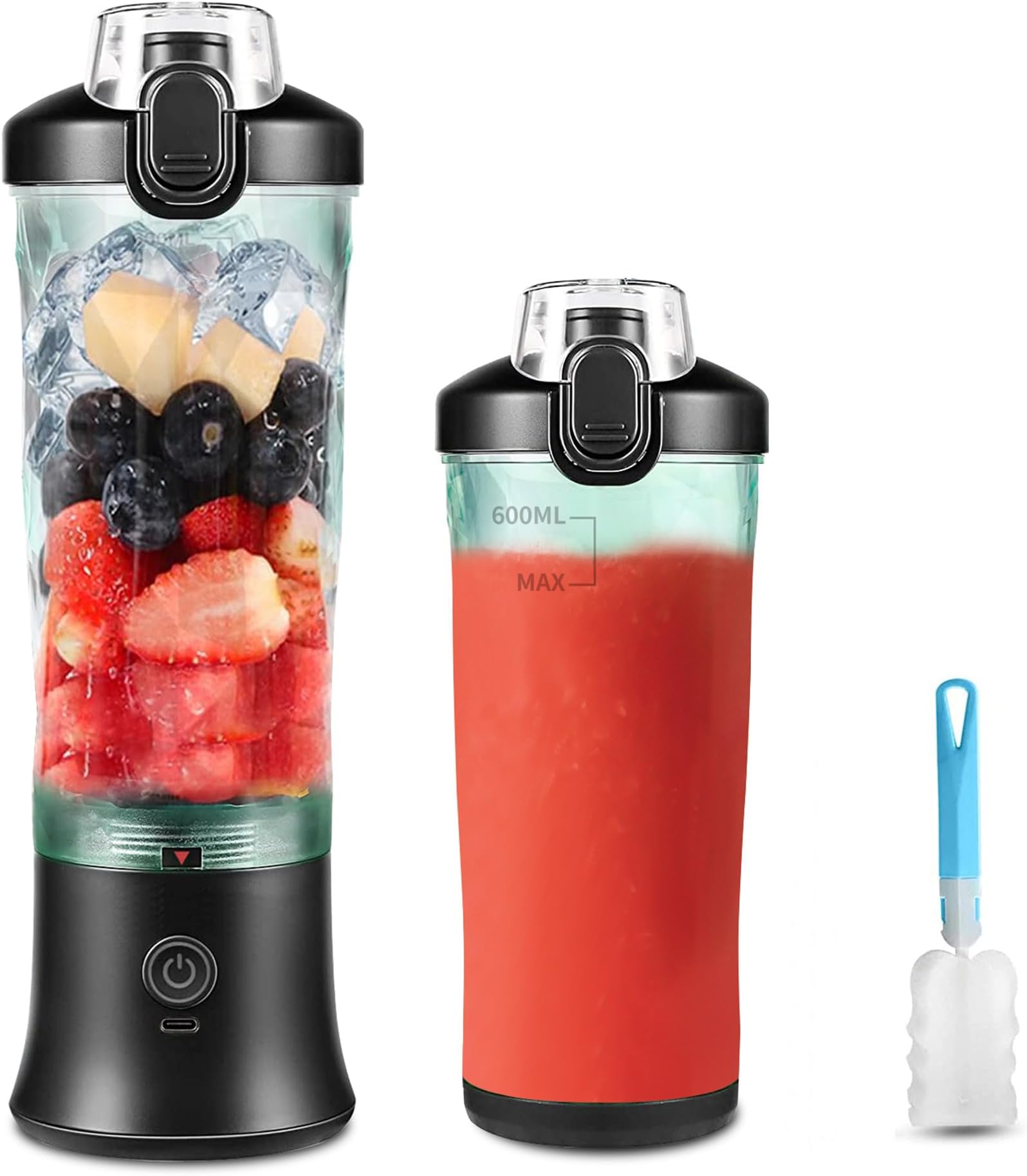 Amazon.de: Topspitgo Smoothie Maker, Persönlicher Mixer Standmixer mit ...
