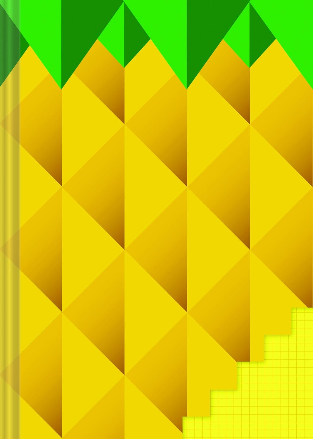 Pineapple Journal (Pineapple Notepad, Gridded Pages Journal)