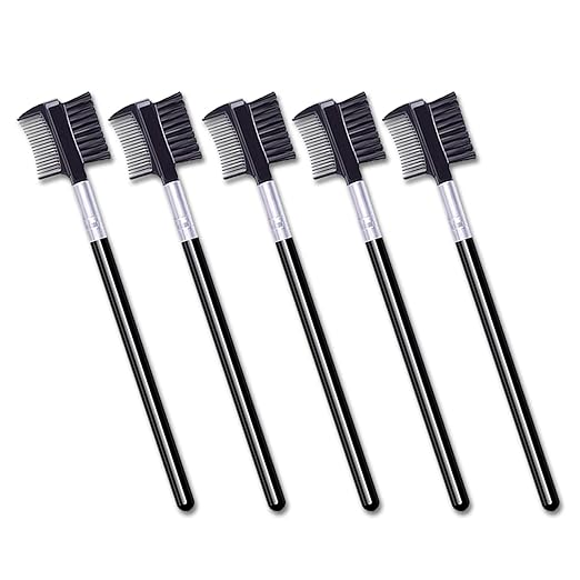 Amazon.com: Eyelash Comb and Eyebrow brush, Eyelash Brush Comb Set ...