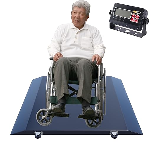 Amazon.com: Wheelchair Scale with Dual Ramp for Home Use 1000lb ...