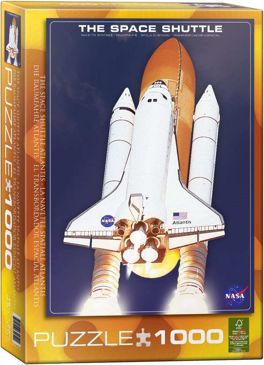 Eurographics the Space Shuttle Puzzle (1000 Pieces) : Amazon.co.uk ...