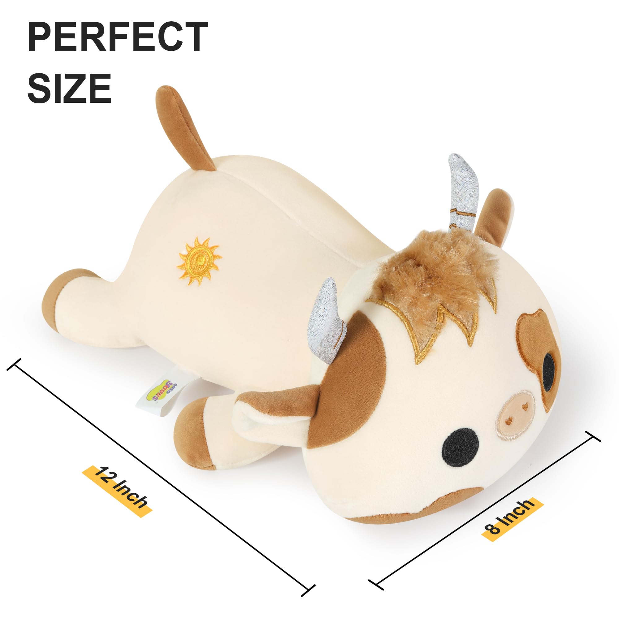 Snapklik.com : Onsoyours Cute Cow Plushie, Soft Stuffed Highland Cow ...