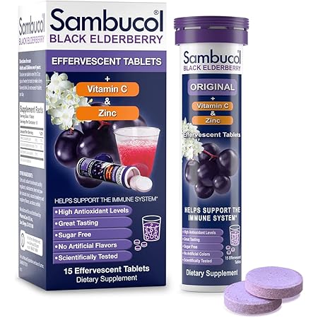 Amazon.com: Sambucol Black Elderberry Throat Lozenge - With Honey ...