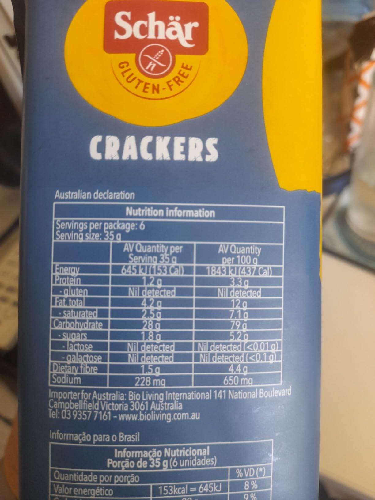 Schar Crackers, 210g : Amazon.com.au: Pantry Food & Drinks