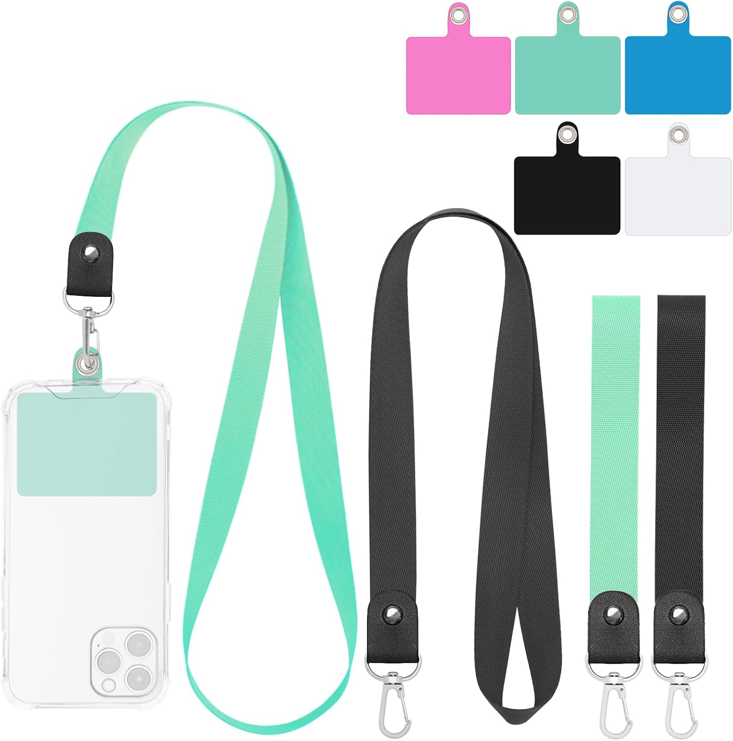 Phone Lanyard, 4 Pack Universal Nylon Cell Phone Lanyard Holder for ...