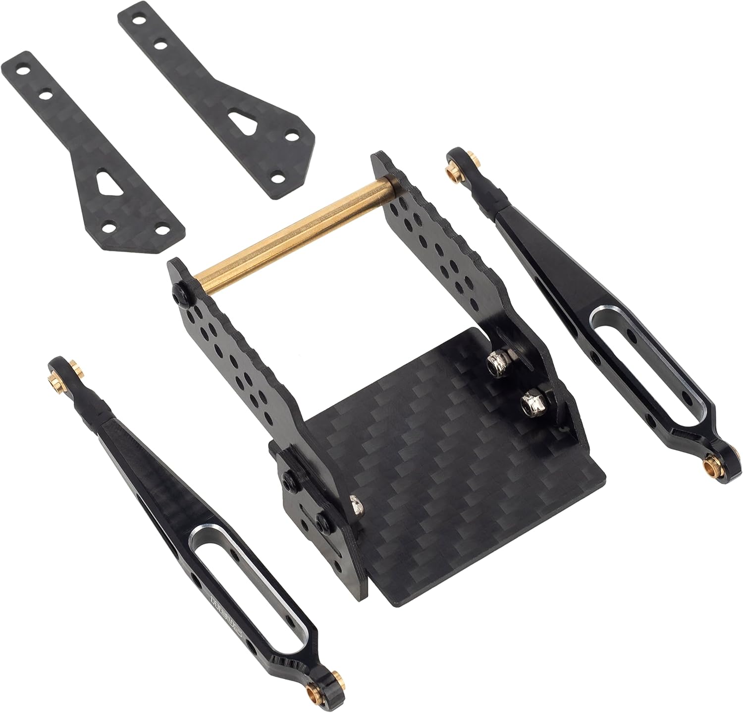 Amazon.com: MEUS Racing TRX4M Rear Suspension Trailing arms with Dual ...
