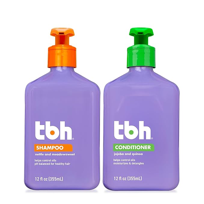 Amazon.com : TBH Kids & Teen Shampoo and Conditioner Set – Sulfate ...