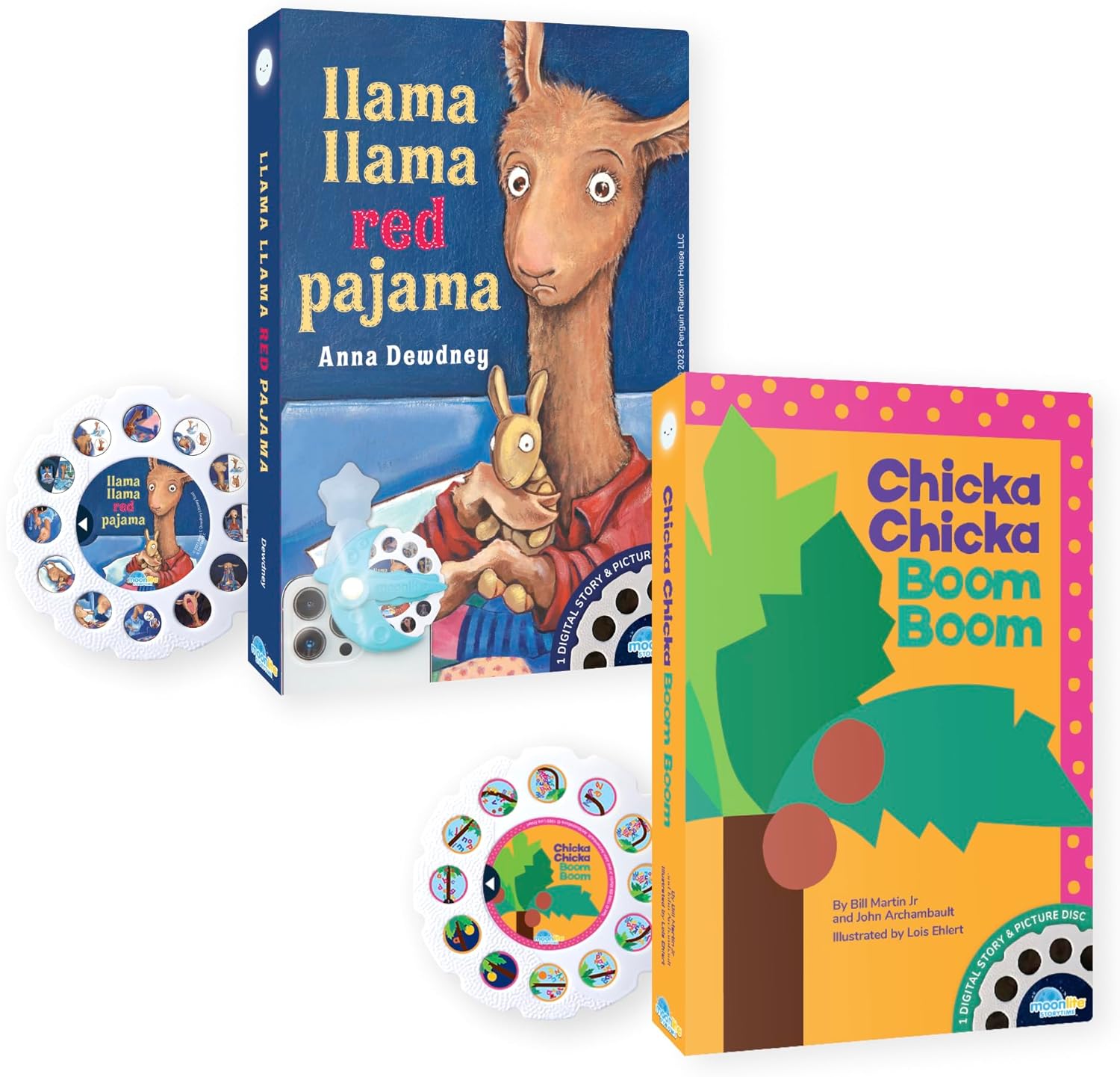 Amazon.com: Moonlite Storytime 2 Storybook Reels Set, Chicka Chicka ...