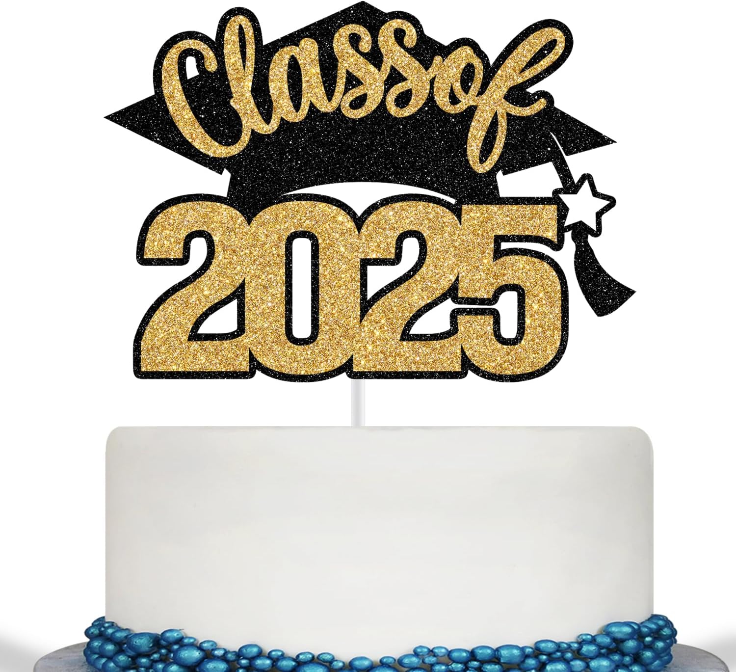 Amazon.com: Class of 2025 Cake Topper, 2025 Graduation Cake Topper ...