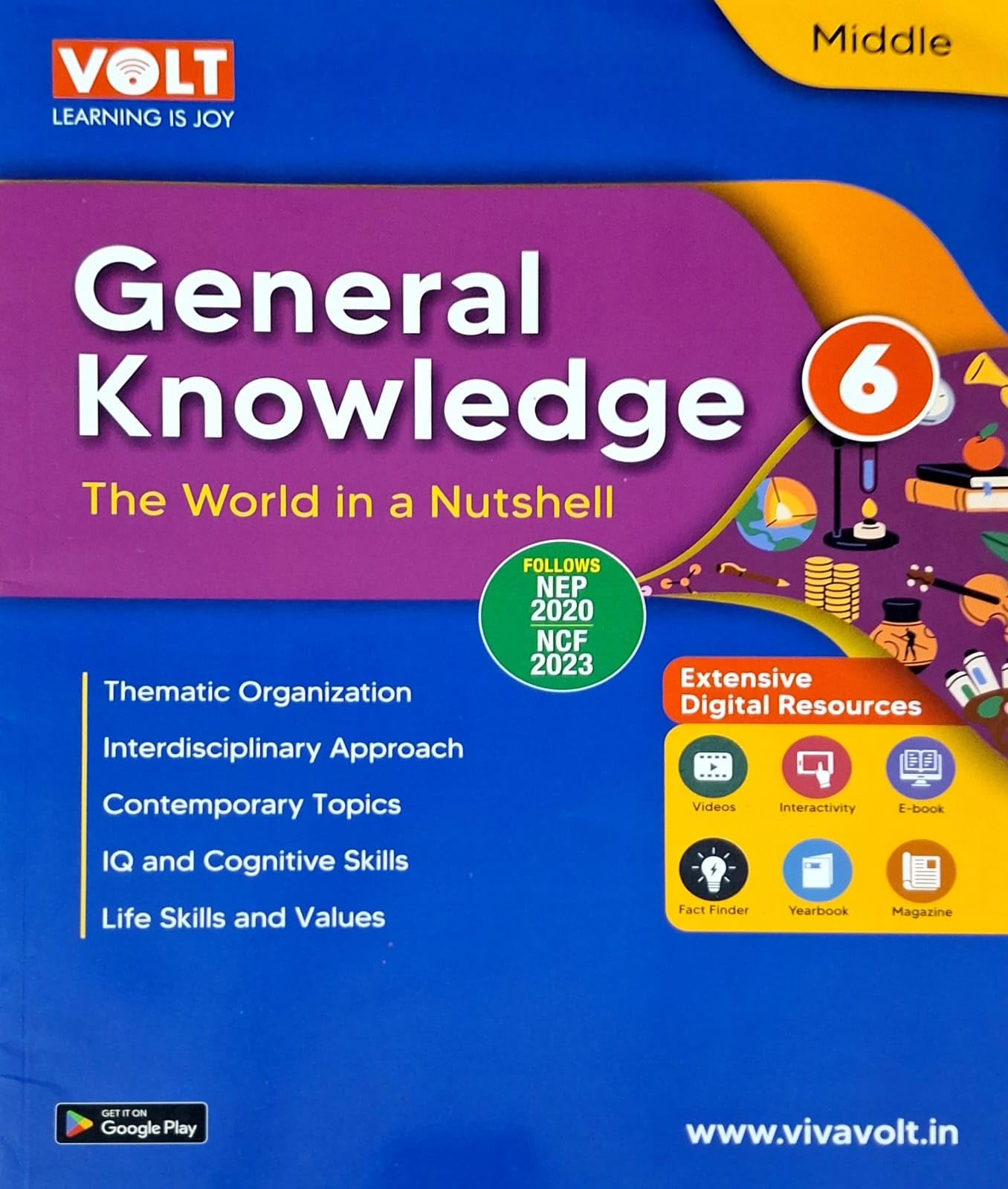 Buy Viva VOLT General Knowledge Class 6 - The World in a Nutshell Book Online at Low Prices in ...