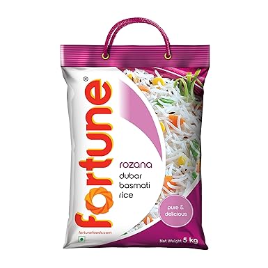 Fortune Rozana Dubar Basmati Rice, Suitable For Daily Cooking, 5 kg ...