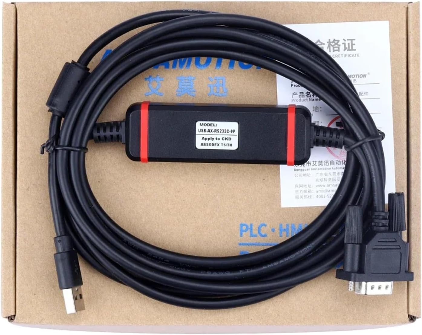 Amazon.com: Bubupig USB-AX-RS232C-9P for CKD Servo Drive ABSOdex ...