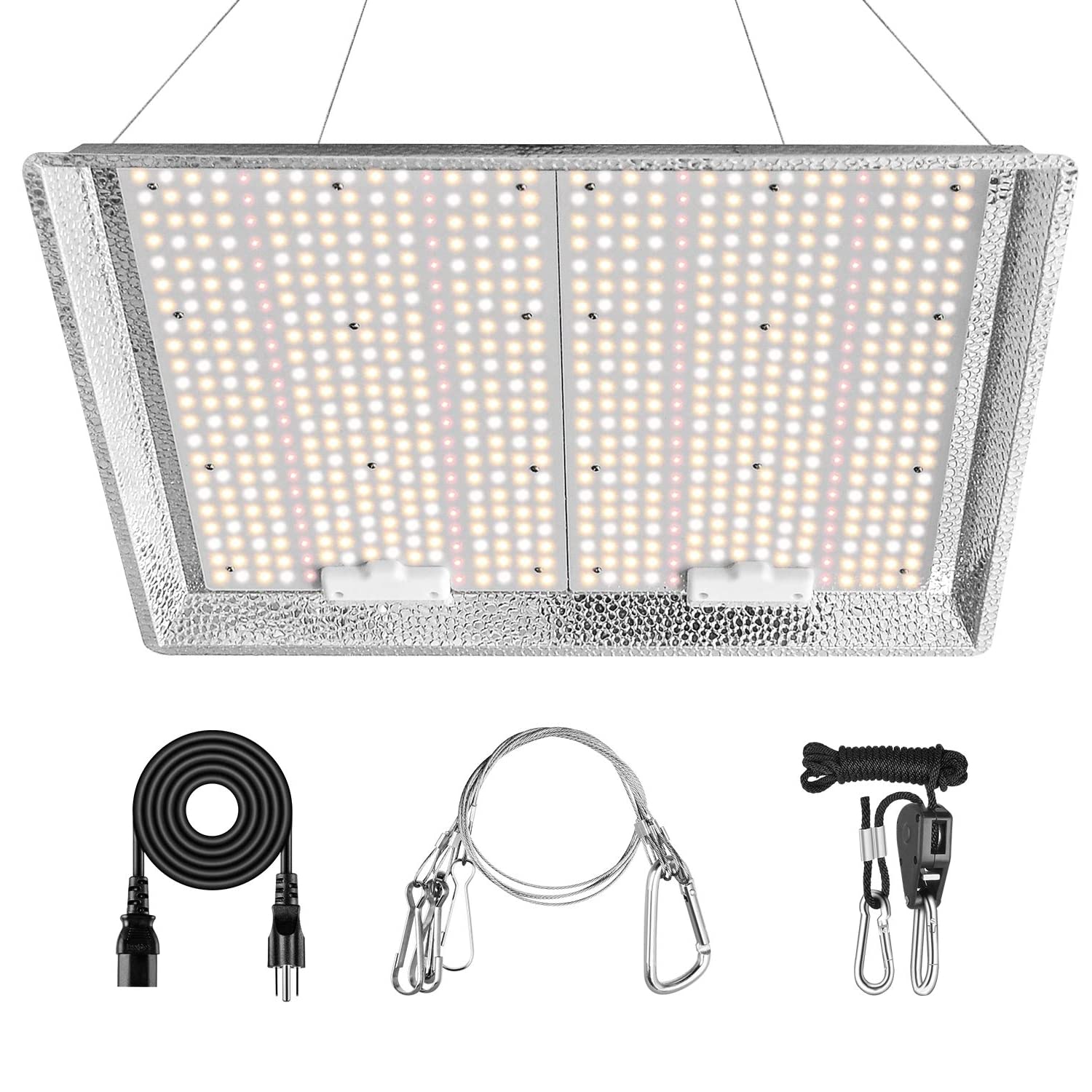 iPower 2024 3000W LED Grow Light, Daisy Chain Dimmable Full Spectrum ...