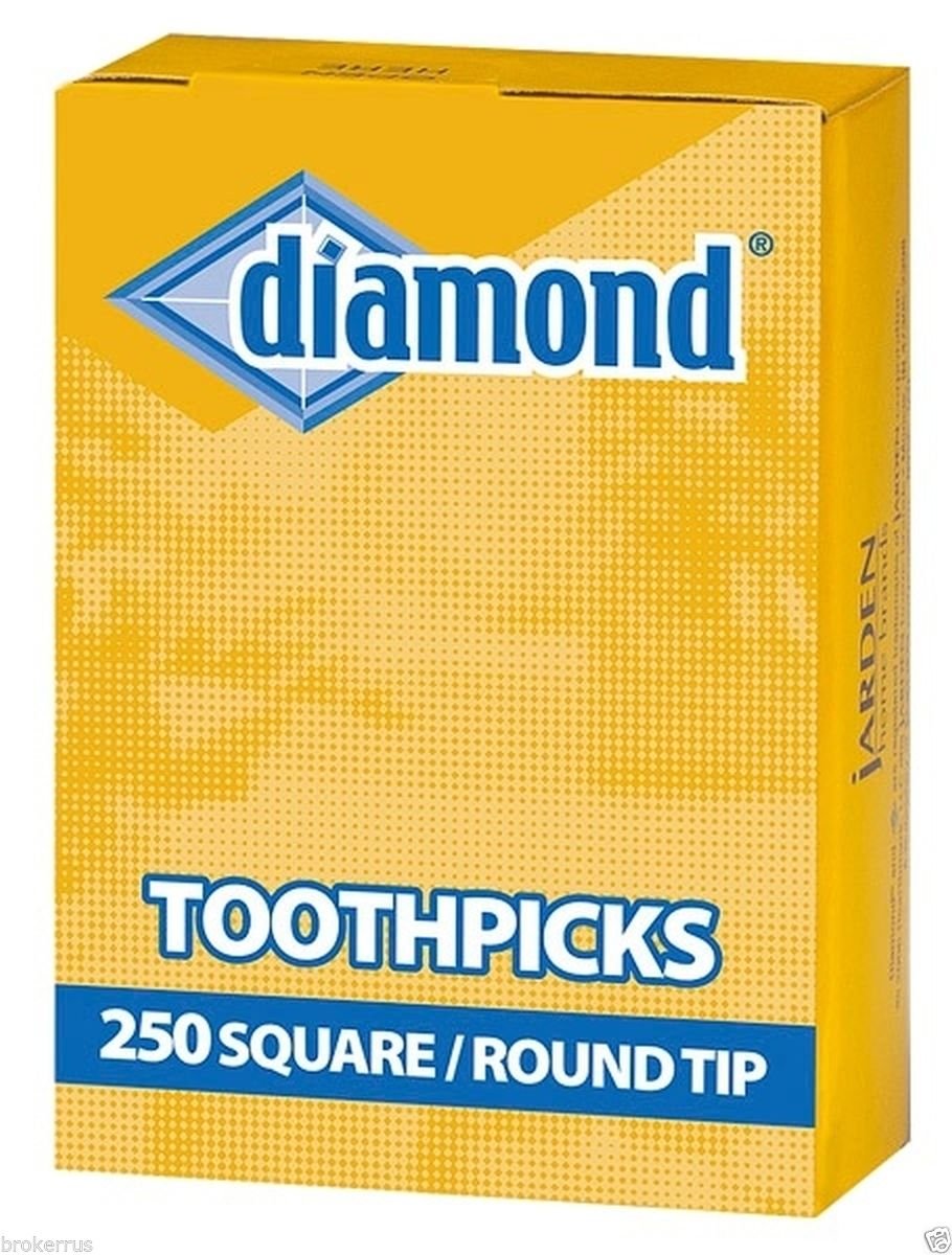 Amazon.com: 250 TOOTHPICKS for perio aid oral #2 #3 DIAMOND Square ...