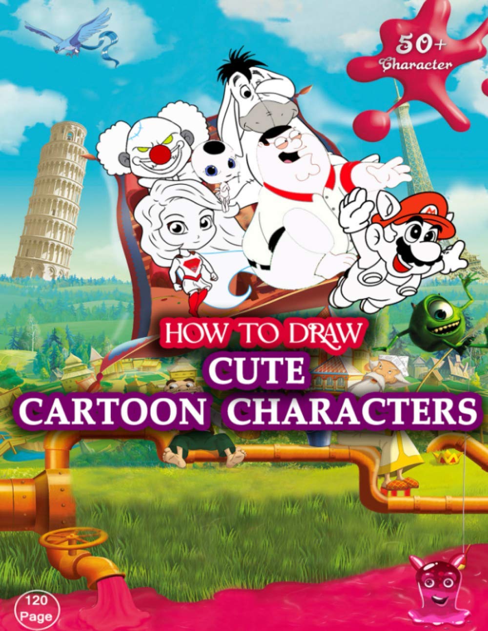 Buy How to Draw Cute Cartoon Characters: 50+ Funny Cartoon Characters ...