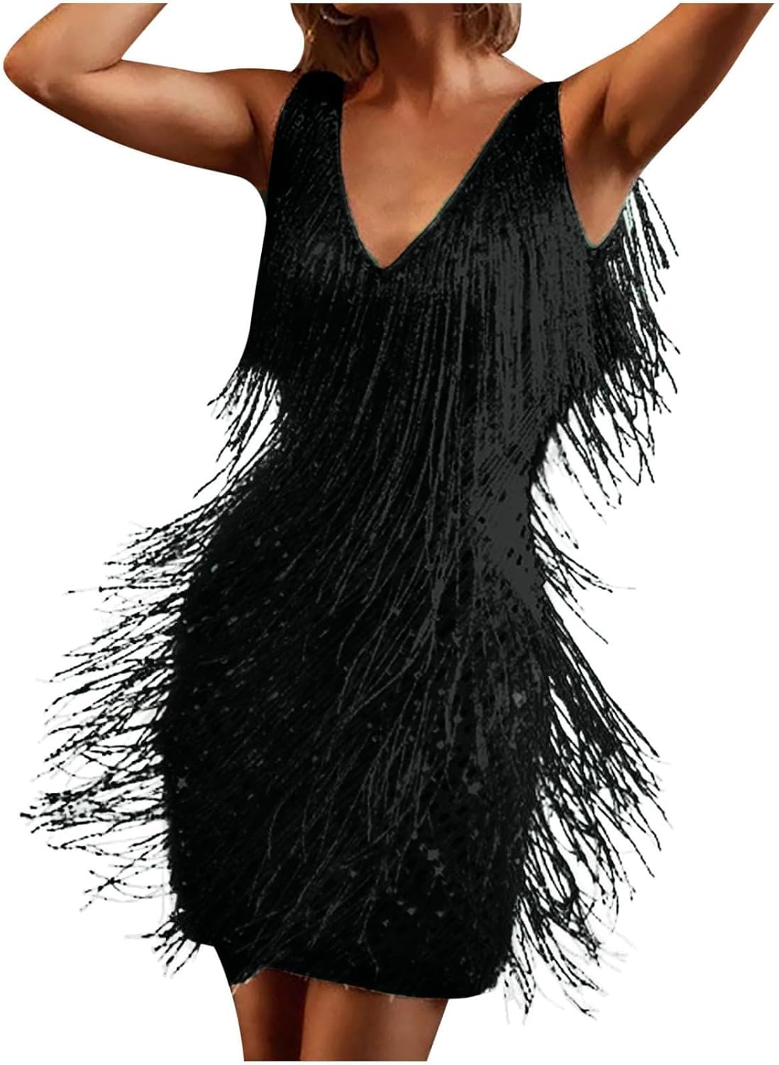 Amazon.com: White Flapper Dress Woman,Flapper Dresses 1920S Roaring 20 ...