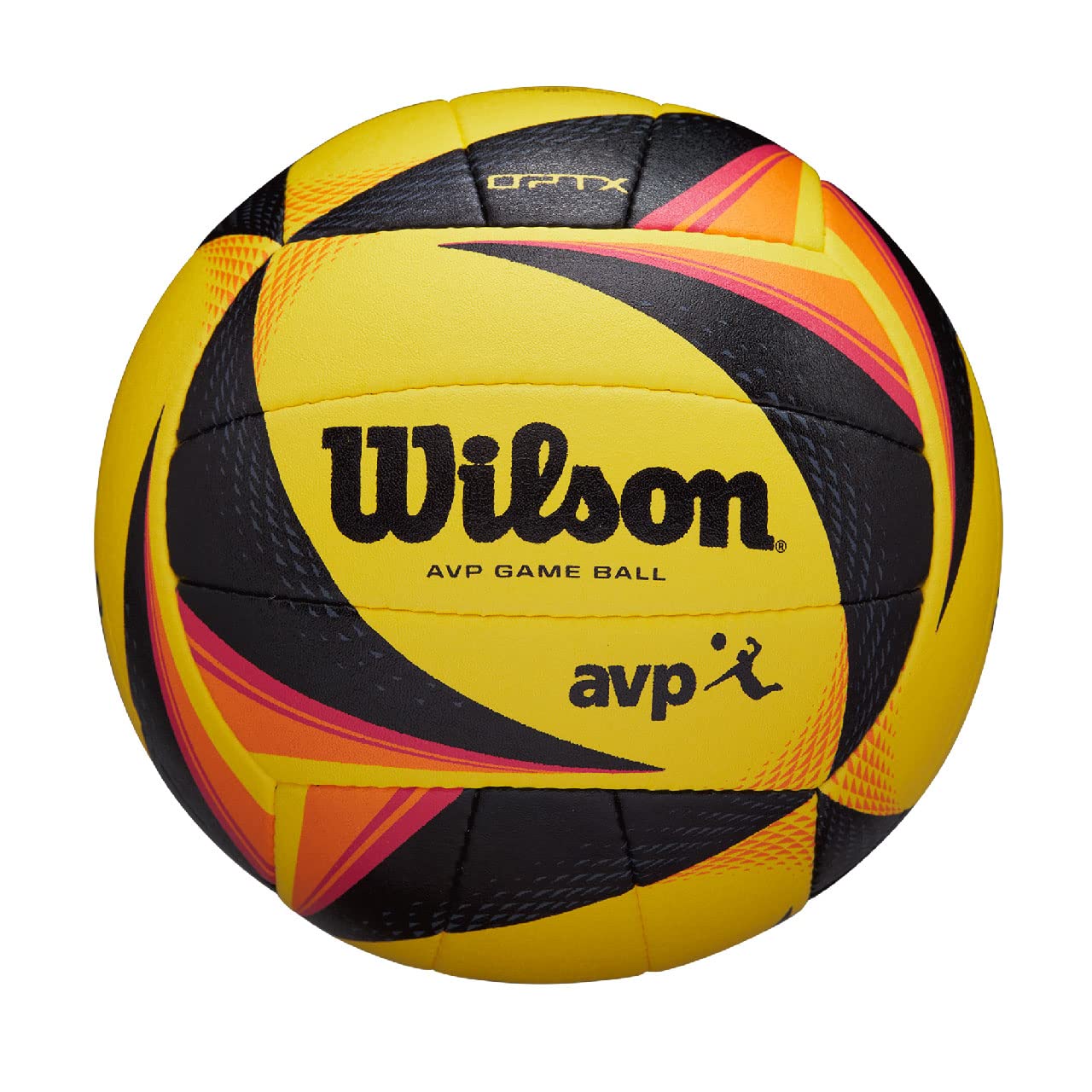 Amazon.com : WILSON AVP OPTX Game Volleyball - Official Size, Yellow ...