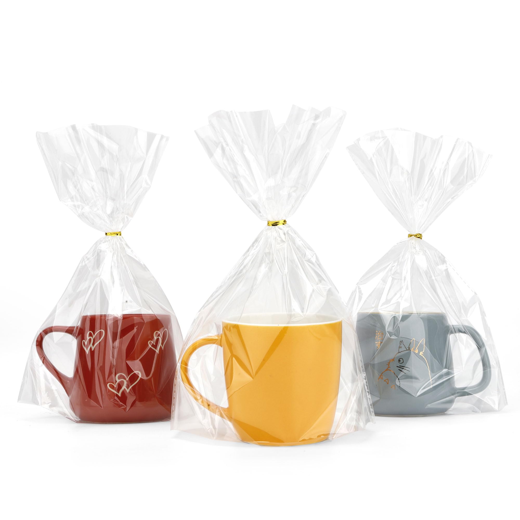 Amazon.com: Cellophane Bags, Bottom Gusset Cellophane Treat Bags, 8"x ...