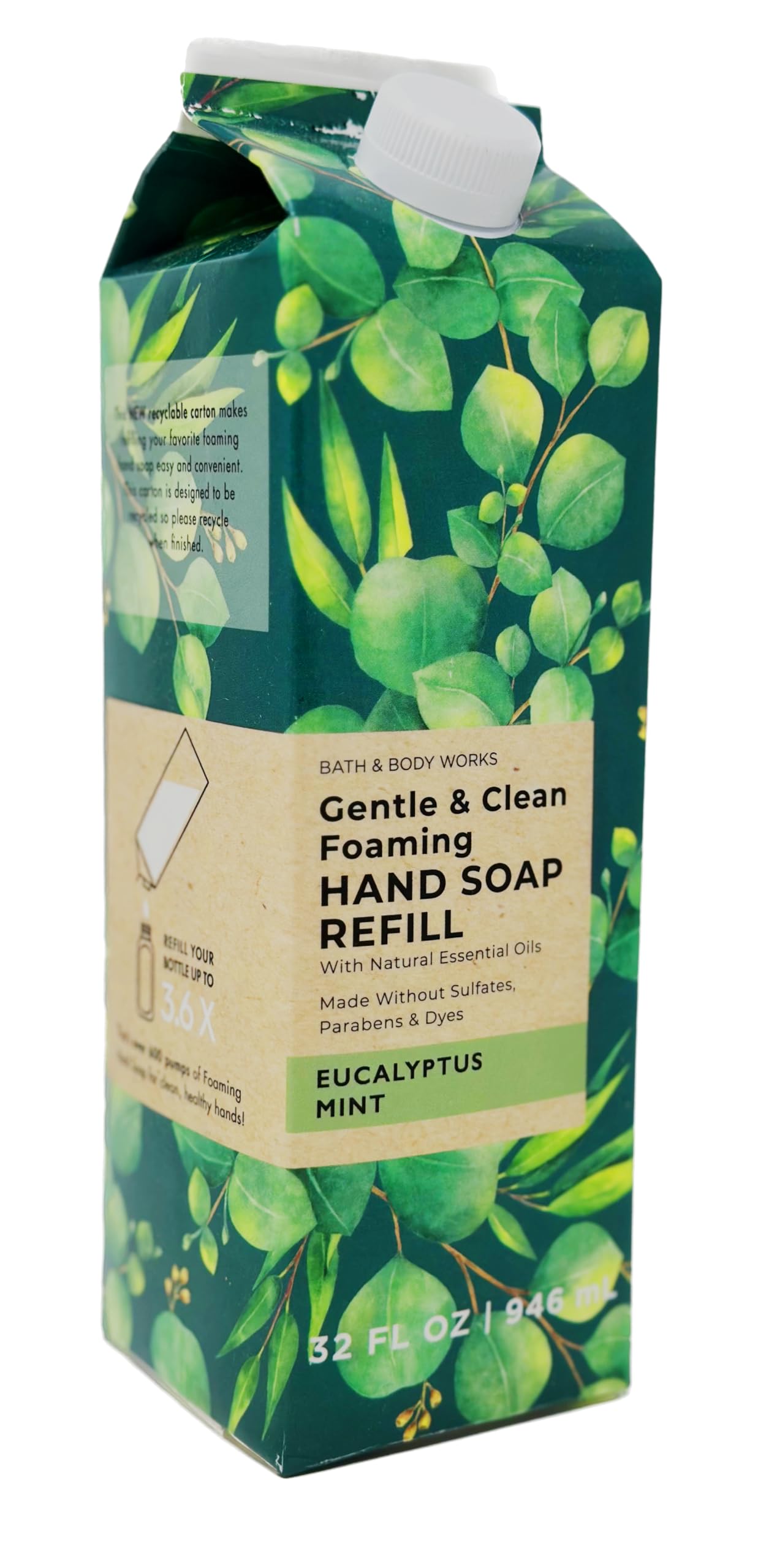 Amazon.com : Bath + Body Works Gentle Foaming Hand Soap Refill - XL ...