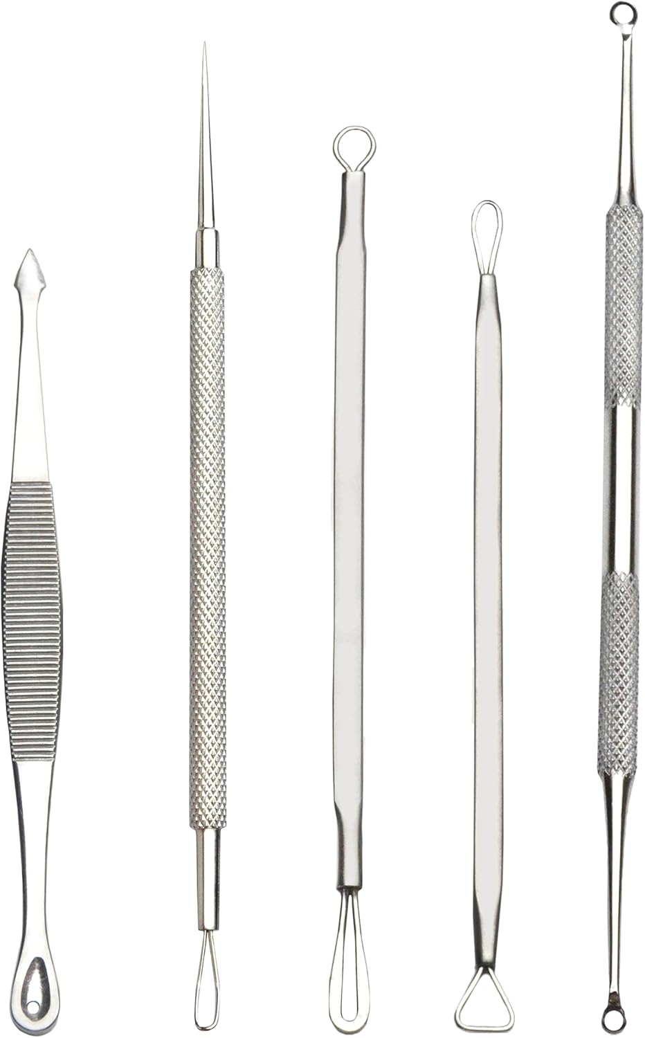 Stelone Pimple Extractor Kit - Professional Blackhead & Acne Tools for ...