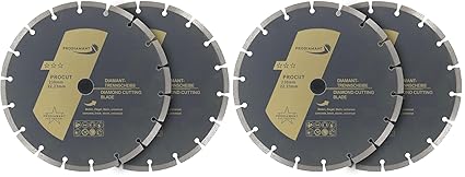 PRODIAMANT Premium diamantskæreskivesæt 2 x 230 mm universal skæreskive ...
