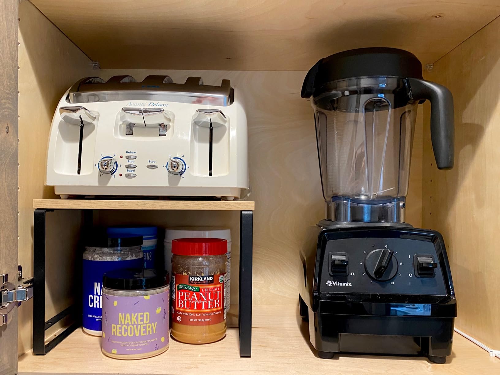 $3/mo - Finance HILINSIE Cabinet Organizer Shelf- Set of 2 Kitchen ...