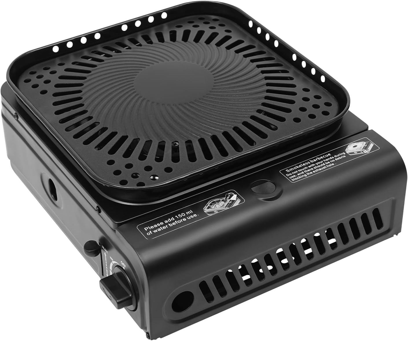 Amazon.com: PERFERATE Portable Gas Grill Stove Tabletop Camping Grill ...