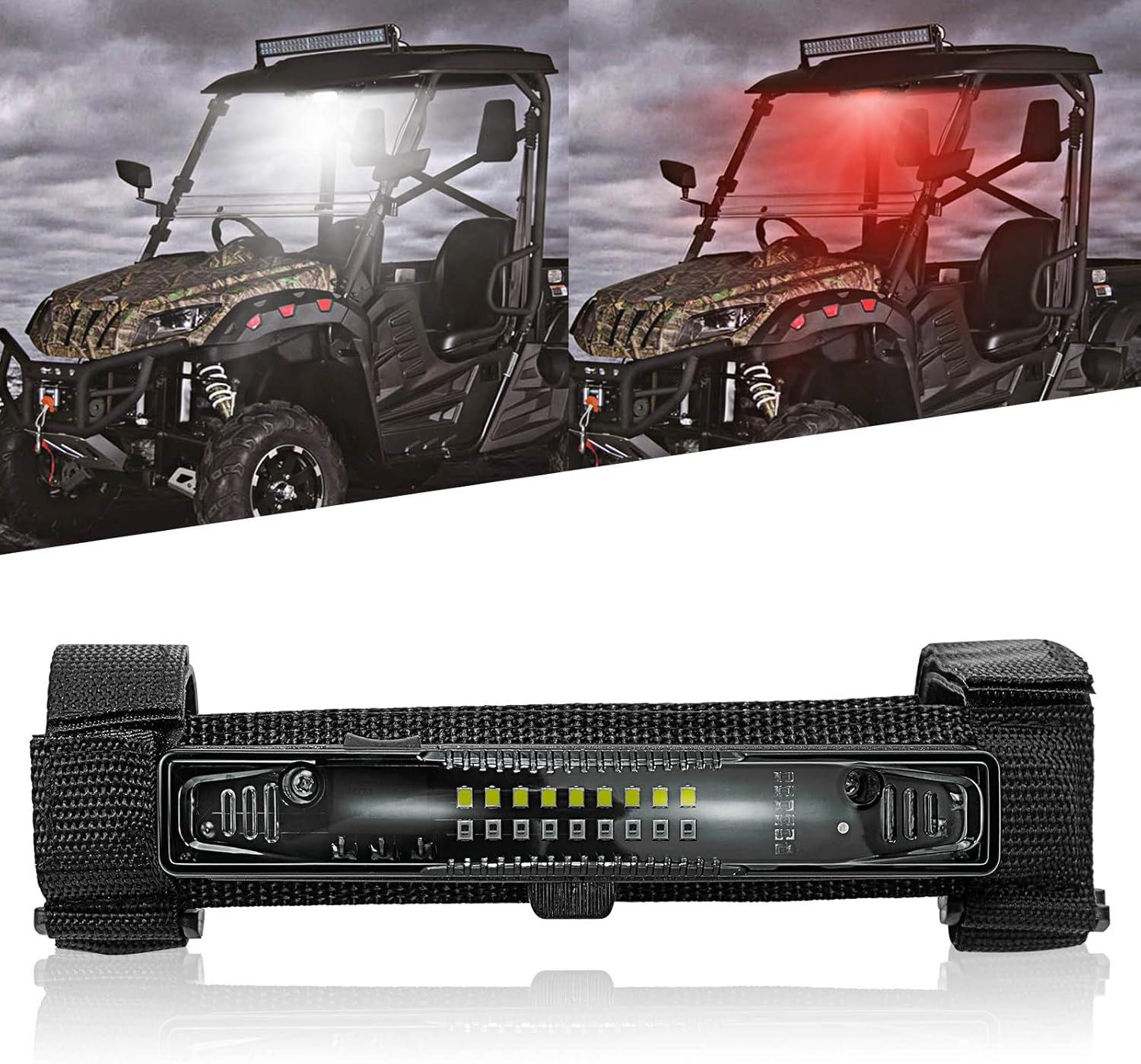 UCINNOVATE Universal Roll Bar Mount LED Light, UTV Interior Light, UTV ...