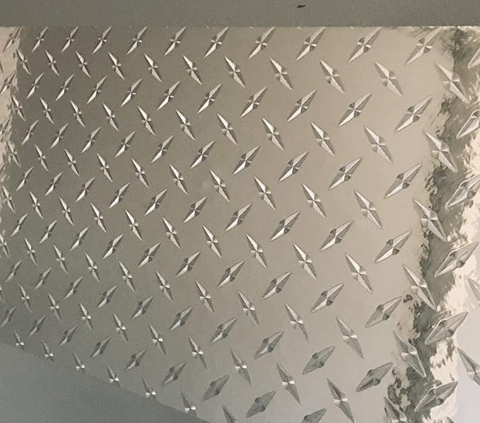 Amazon.com: Roll of Diamond Plate Classic Sign Vinyl, with Self ...