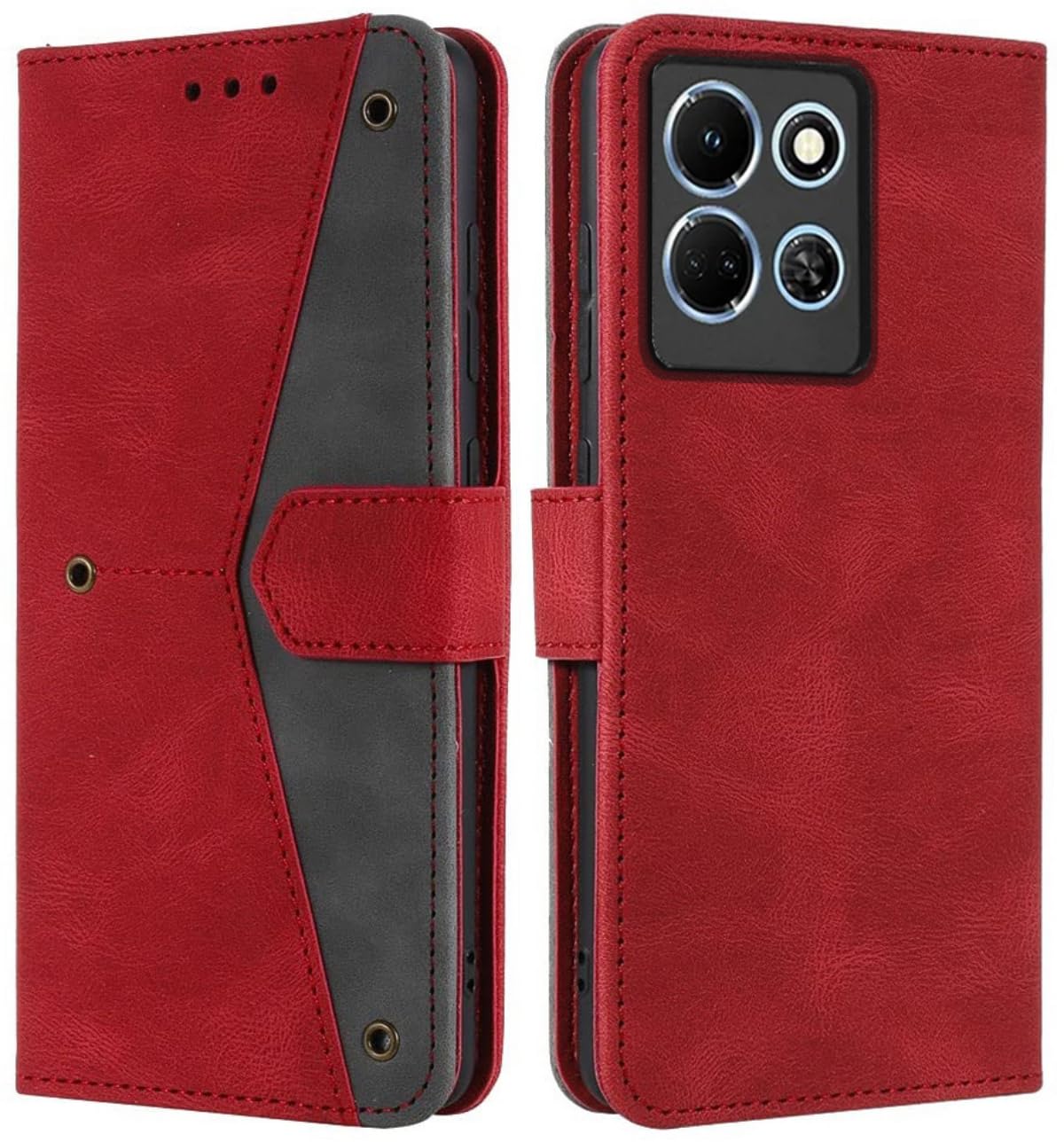 GoldKart Flip Back Cover Case for Infinix Note 30 5G | Dual-Color ...