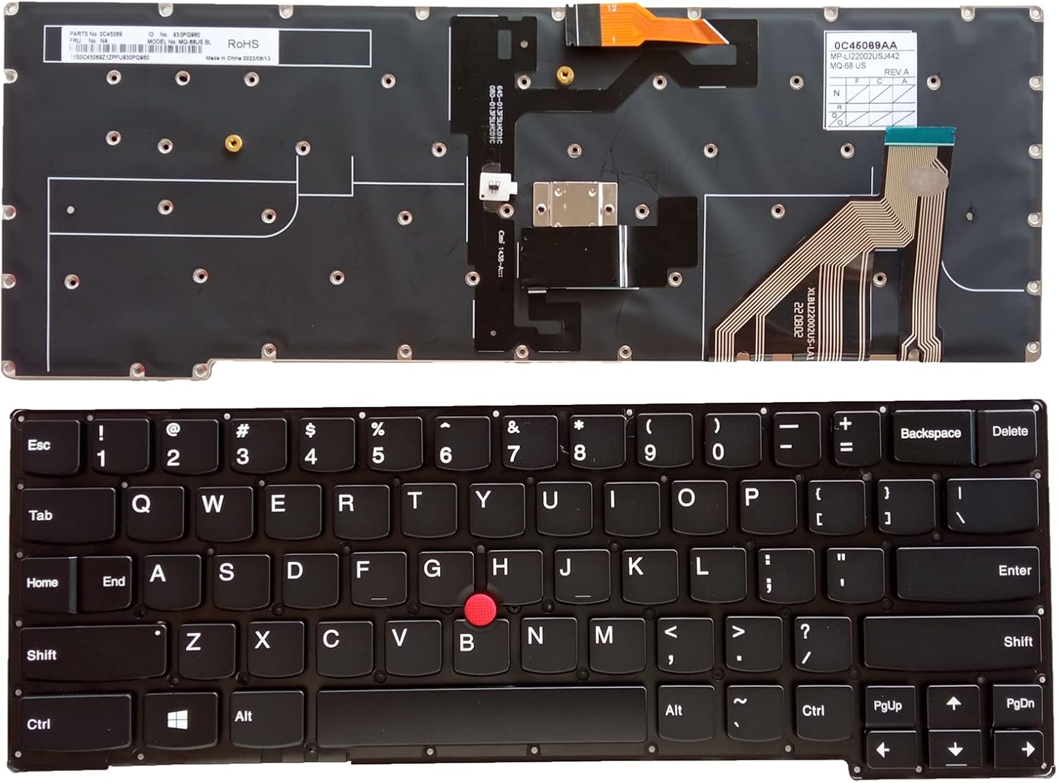 Amazon.com: Laptop Replacement US Layout with Pointing with Backlight ...