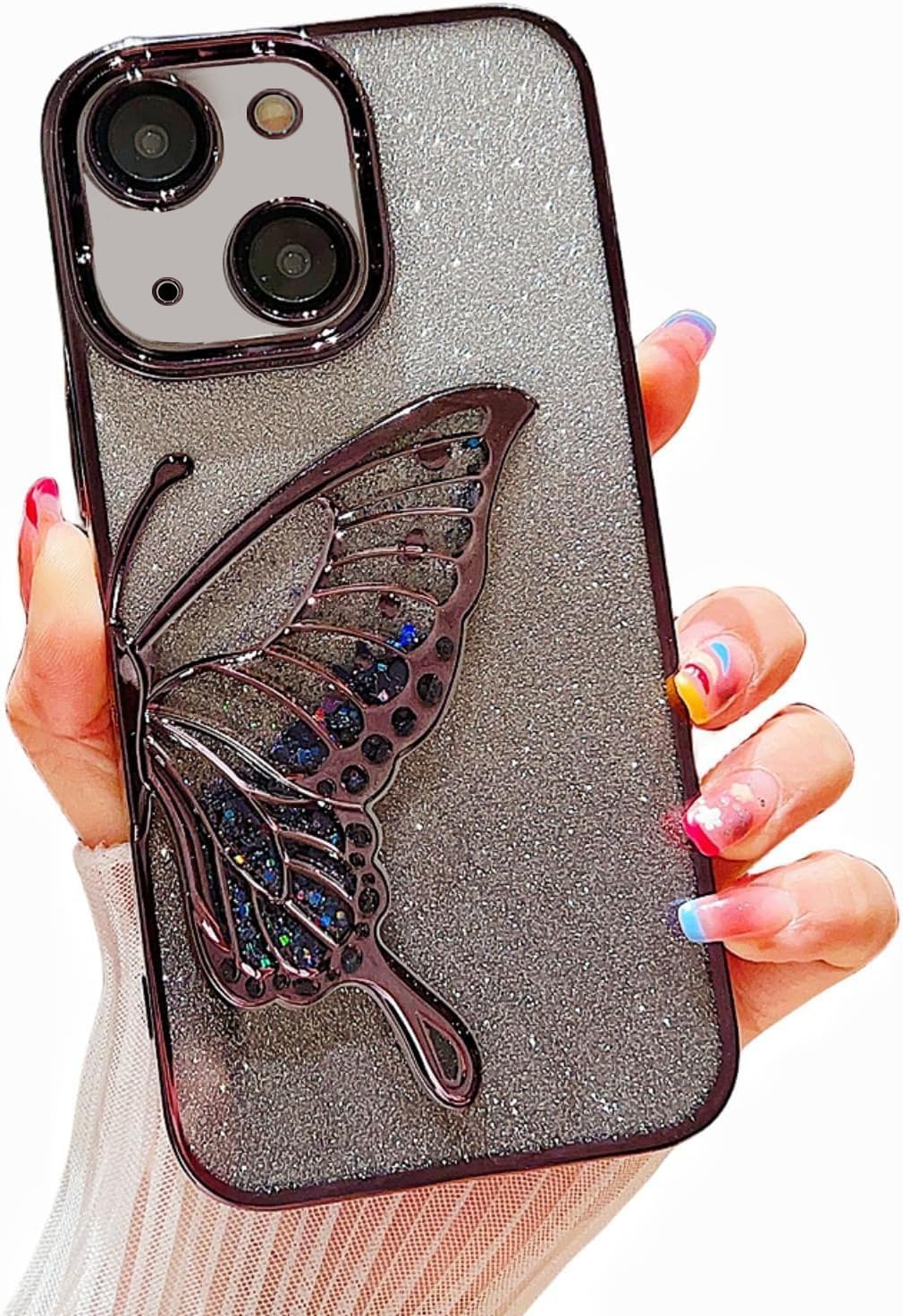 Mobistyle Designed For Iphone 13 Cover With Luxury Glitter Cute ...