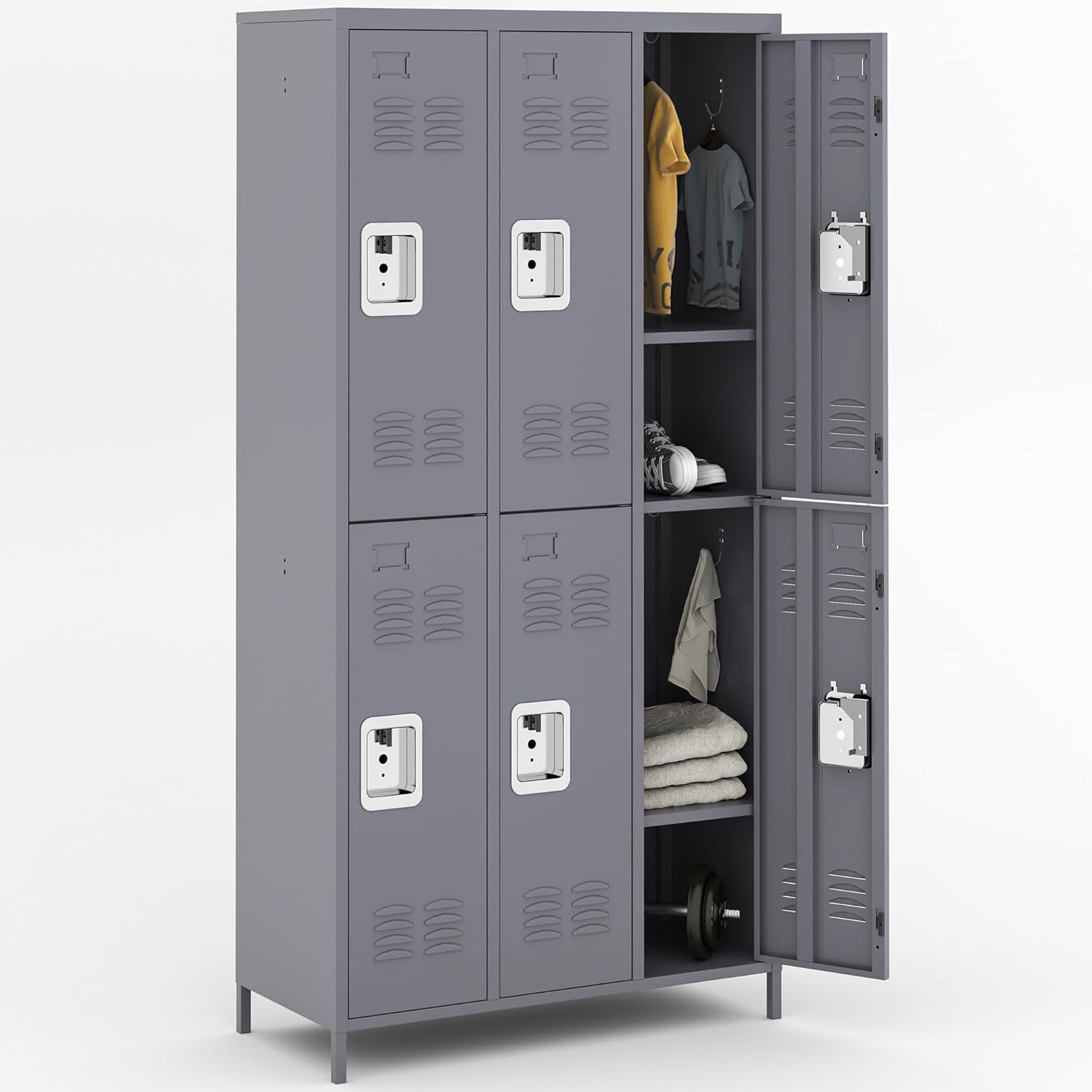 Amazon.com: VIYET Metal Lockers for Employees, Storage Employee Locker ...