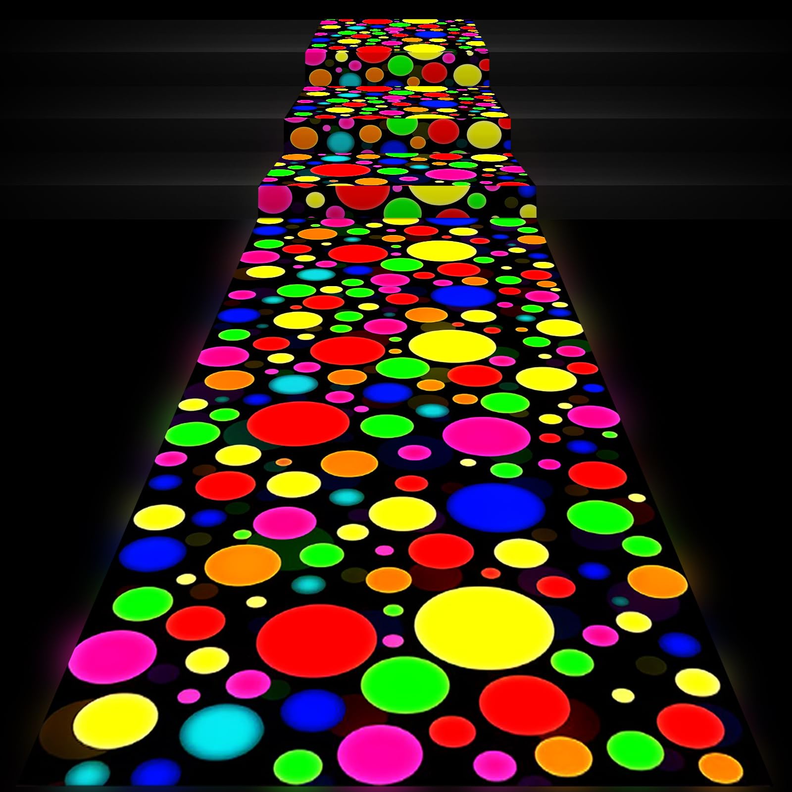 Amazon.com: Haull Neon Light up Dance Floor Neon Party Decorations ...