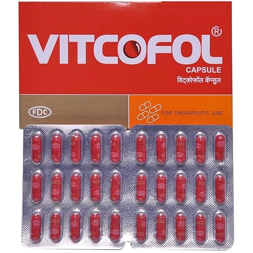 Vitcofol - Strip of 30 Capsules : Amazon.in: Health & Personal Care