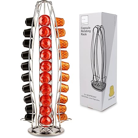 Amazon.com: Flagship Nespresso Pod Holders Storage Carousel Coffee ...
