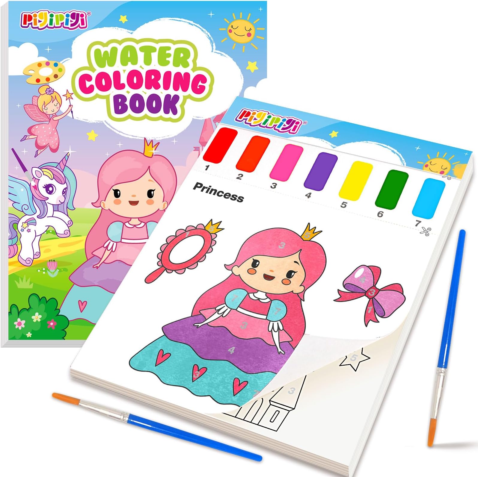 Amazon.com: BAOXUE 6 Pack Water Color Paint Sets for Kids,Pocket ...