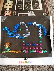 Amazon.com: Lite-Brite Peg and Template Refill Pack, Light Up Drawing ...