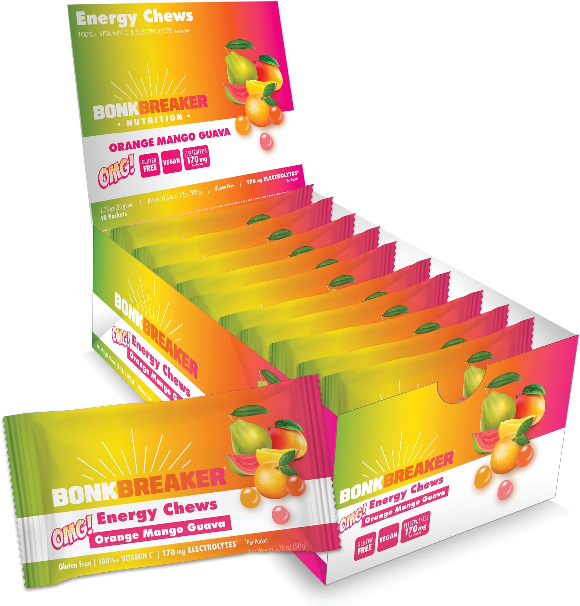 Amazon.com: GU Energy Chews, Variety Pack Energy Gummies with ...