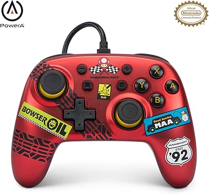 PowerA Nano Wired Controller for Nintendo Switch - Mario Kart: Racer ...