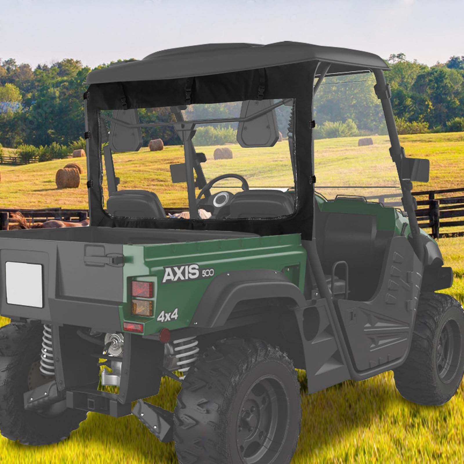 Amazon.com: YONQIFON Axis 500/700 Rear Window Soft Windscreen Back ...