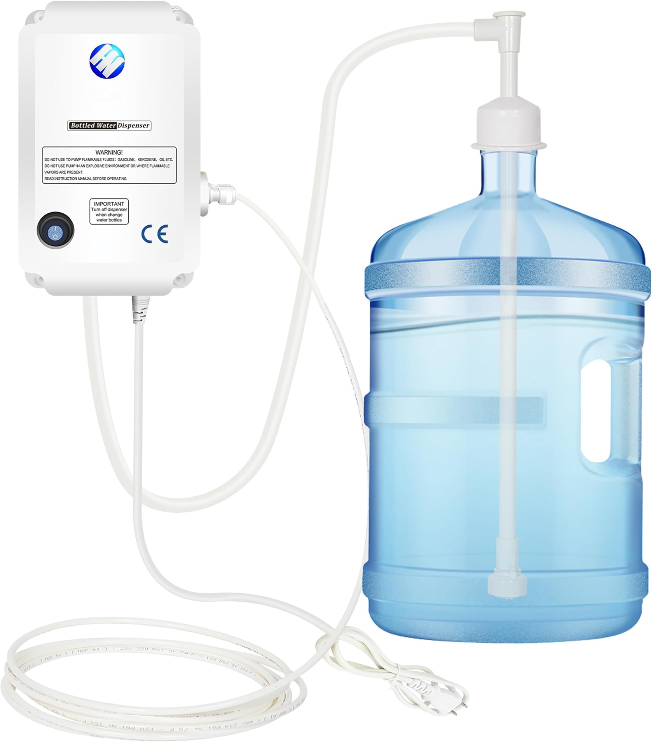 Amazon.com: Yuehuam Bottled Water Dispenser Pump System, 6.56ft Water ...