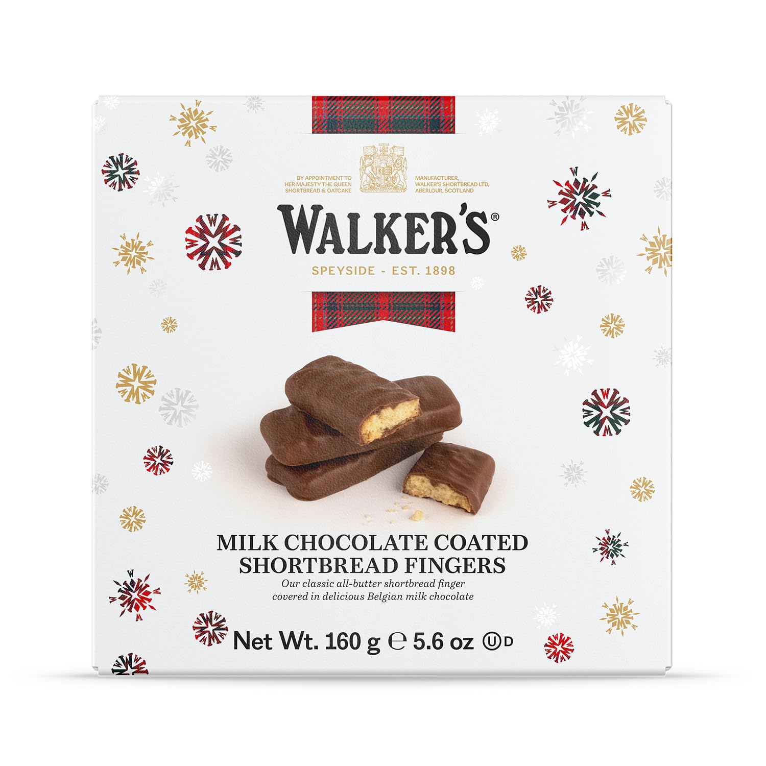 Amazon.com: Walker’s Milk Chocolate Coated Shortbread Fingers - 8-Count ...