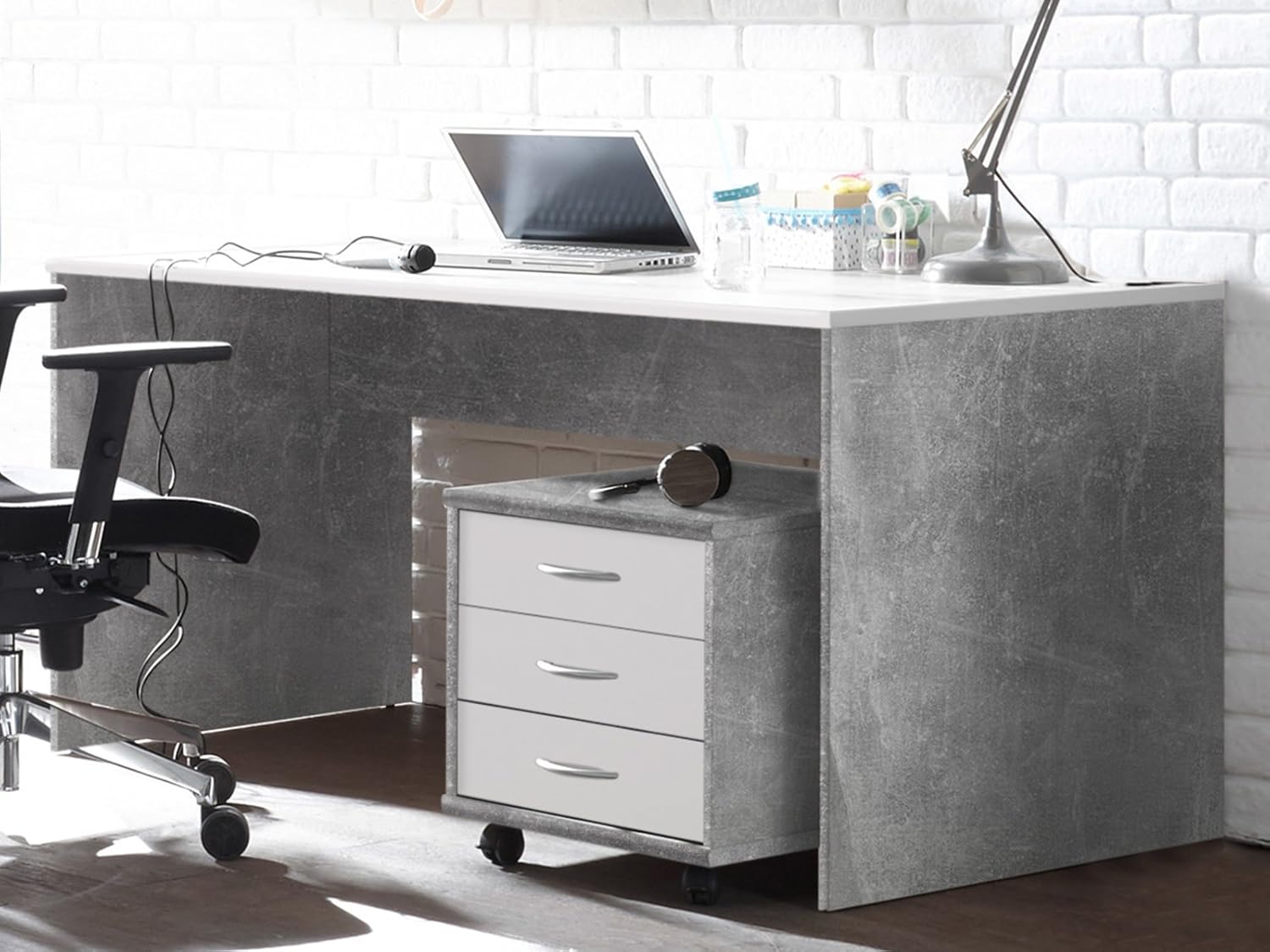 möbelando Schreibtisch Bürotisch Computertisch Arbeitstisch Tisch ...