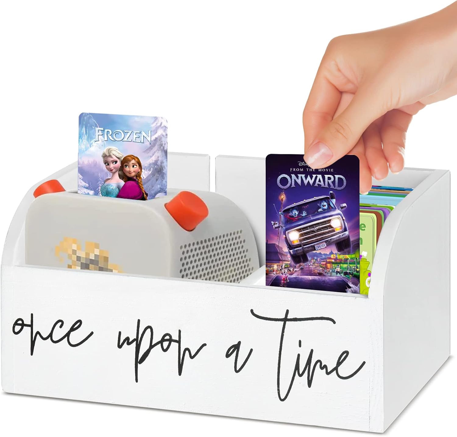 Amazon.com: Yoto Card Holder and Mini Music Player Docking Stand,Wooden ...