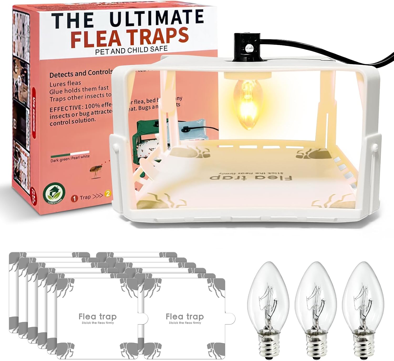 Amazon.com : 10 Pack Flea Trap Refills Replacement for TERRO T230 Flea ...